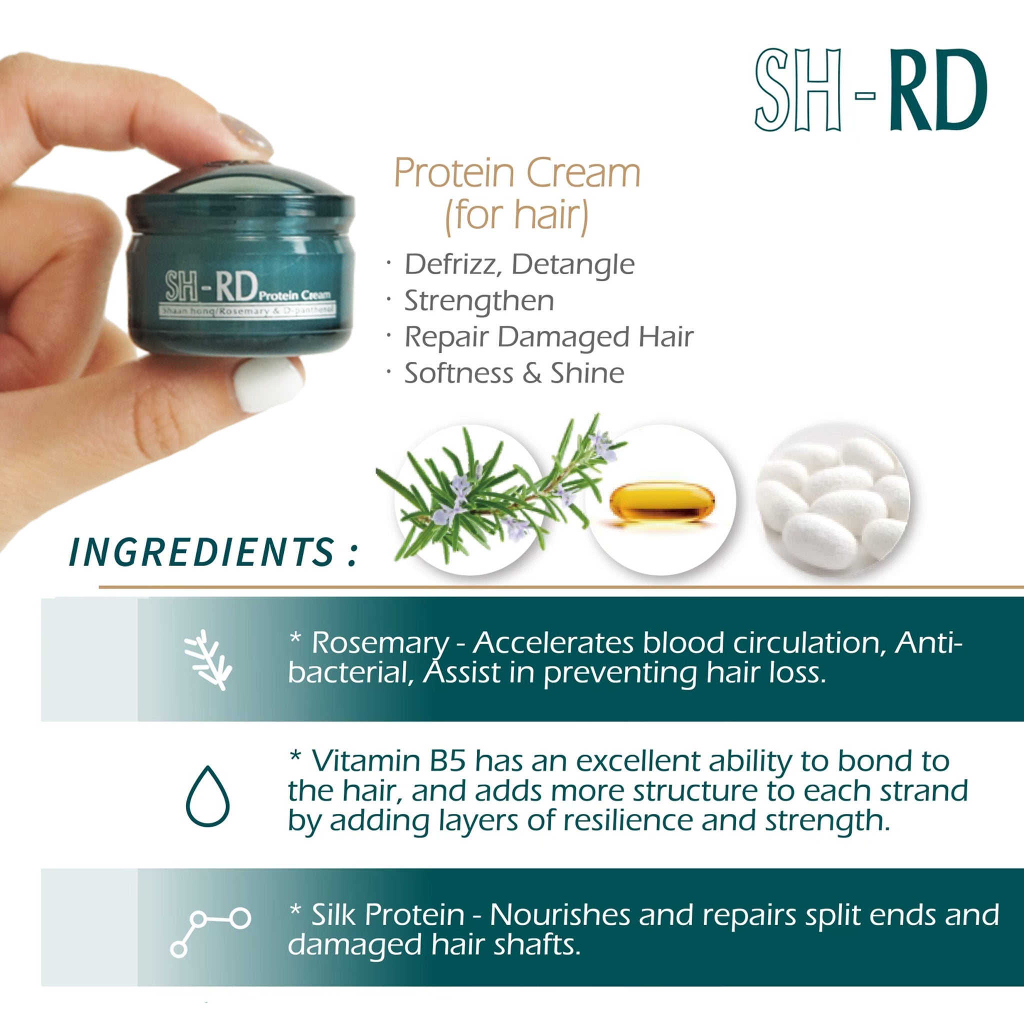SH-RD Protein Cream (5.1oz/150ml) – SH-RD Beauty Corp.