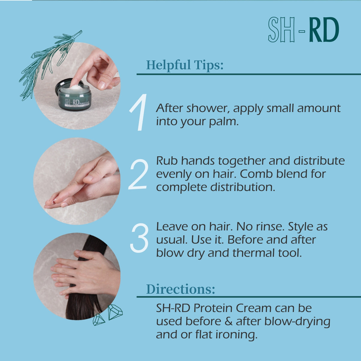 SH-RD Protein Cream (5.1oz/150ml) – SH-RD Beauty Corp.