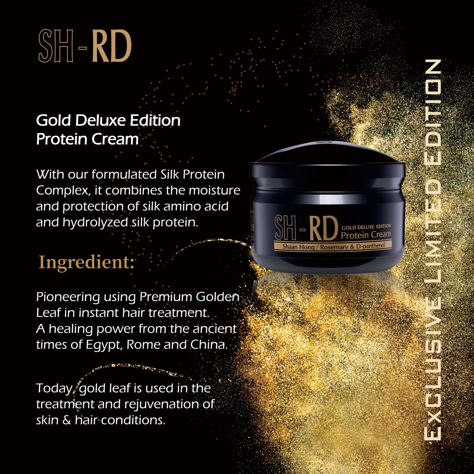 SH-RD Protein Cream Gold Deluxe Edition (2.71oz/80ml) – SH-RD Beauty Corp.