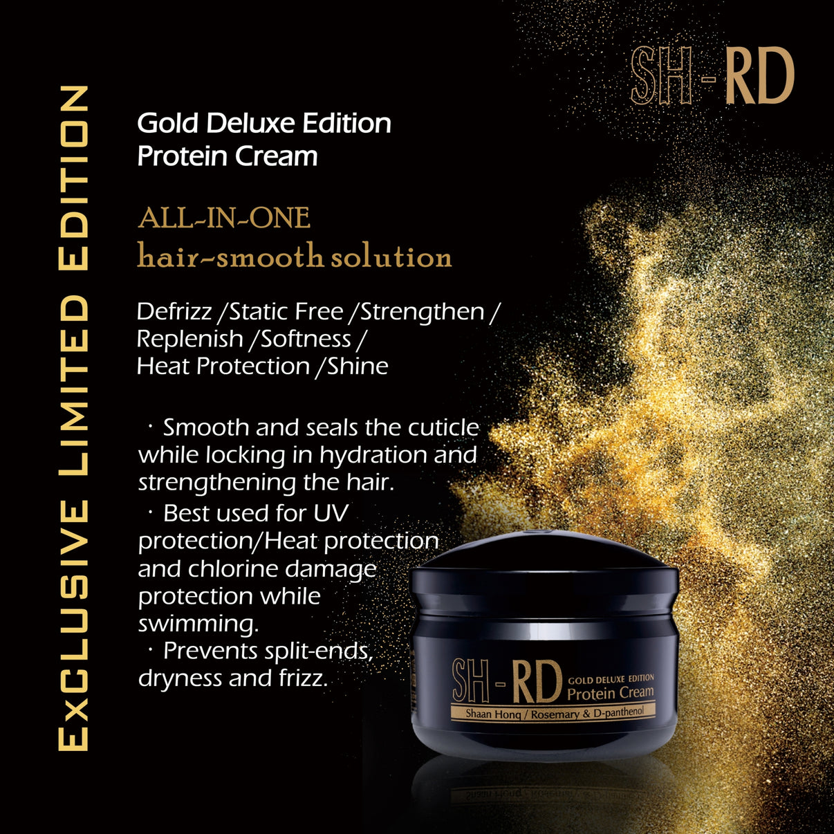 SH-RD Protein Cream Gold Deluxe Edition (2.71oz/80ml) – SH-RD Beauty Corp.